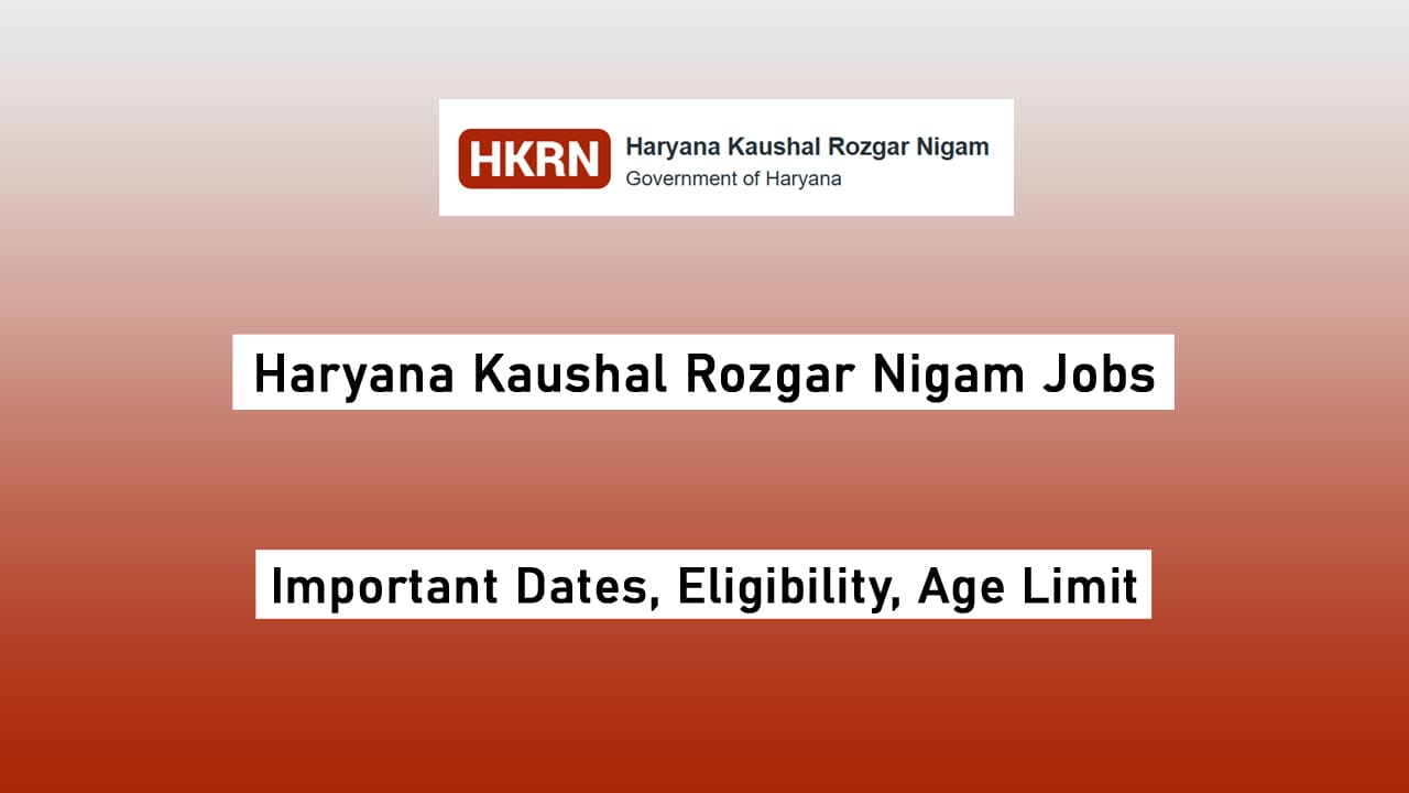 HKRN Jobs 2025 : Apply Online